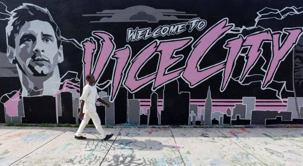 ¿Quiéres visitarlos? Miami llena de murales de Messi tras su fichaje ...